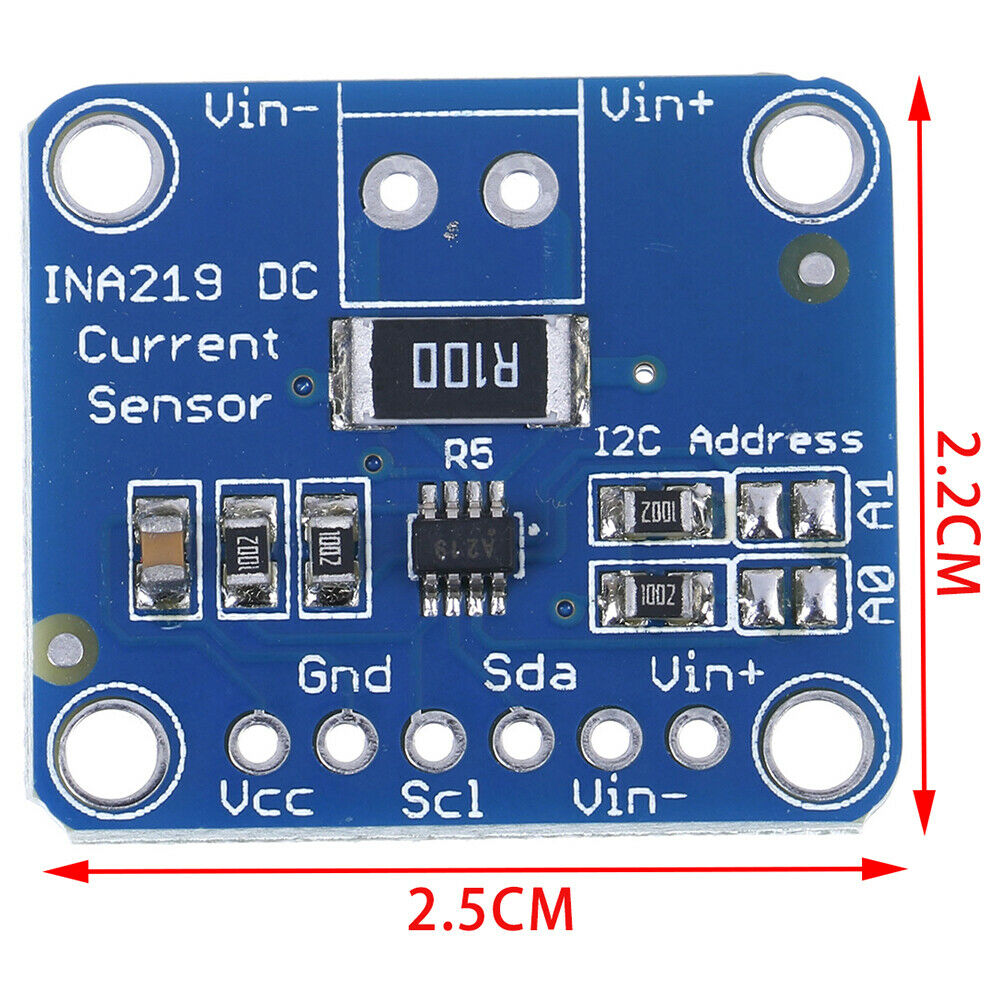 MCU-219 INA219 I2C Bi-directional DC Current Power Supply Sensor Module ... MCU-219 INA219 I2C Bi-directional DC Current Power Supply Sensor Module ...